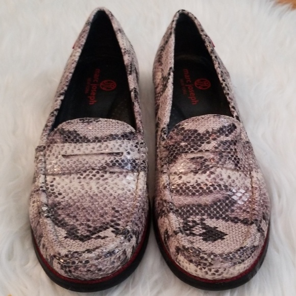 Marc Joseph | Shoes | Marc Joseph Snake Skin Loafers | Poshmark